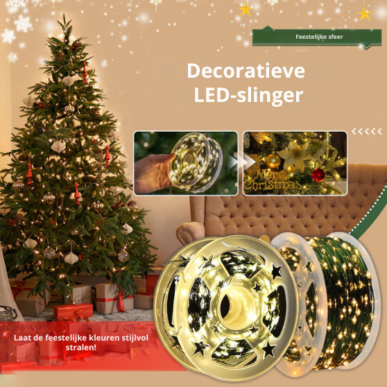 Decoratieve LED-slinger – Feestelijke sfeer by Mooibelle